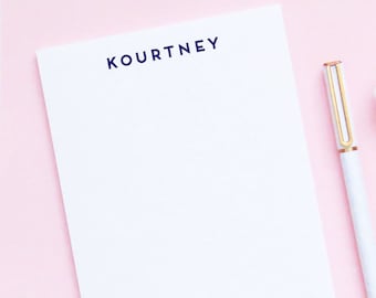 Womens Personalized Notepad Set Custom Stationary Set for | Etsy