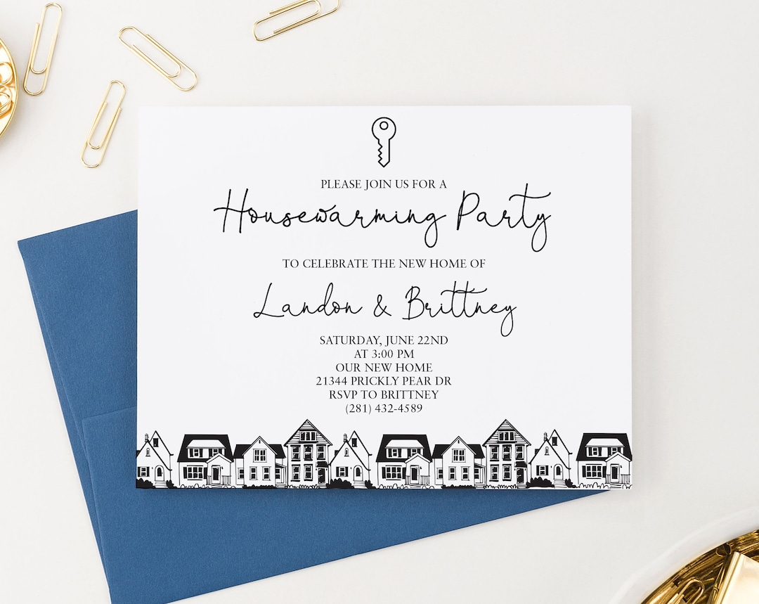 Housewarming Party House Party Invitation Download. Neighborhood Party ...