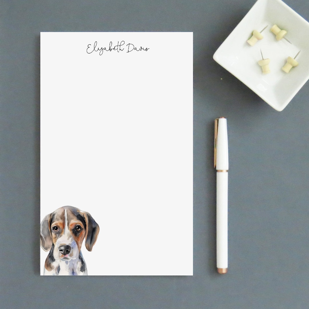 Beagle Stationary Paper for Letter Writing, Choose Your Dog Breed ...