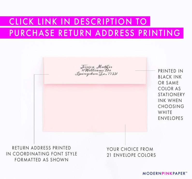 Merci Thank You Cards Personalized Wedding Thank You Cards | Etsy