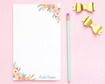 Custom Stationary Notepad for Girls Customized Writing Paper | Etsy