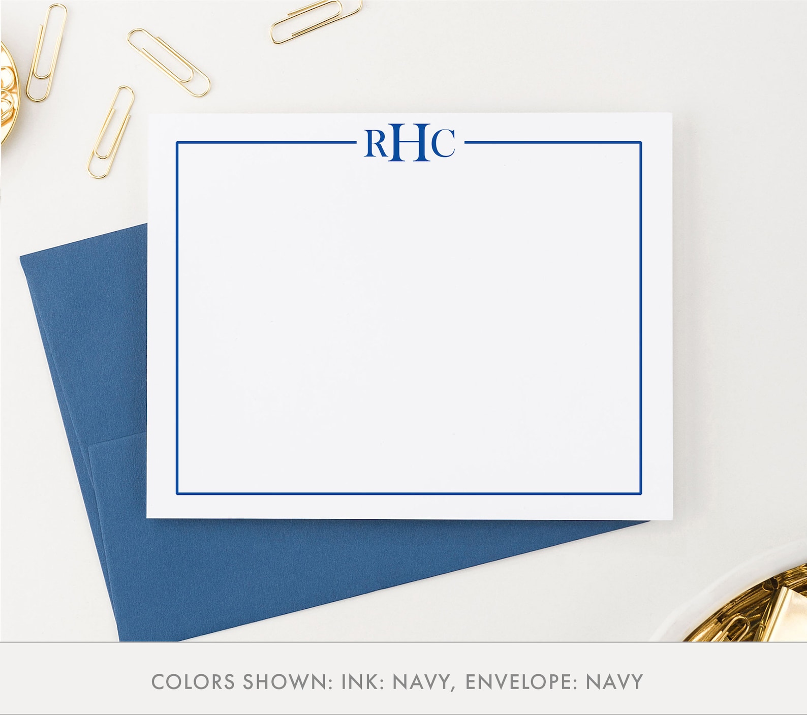 Personalized Monogrammed Stationary Set for Adults Customized | Etsy