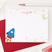 Boys Personalized Rocket Ship Stationary Set, Boy Rocket Thank You ...