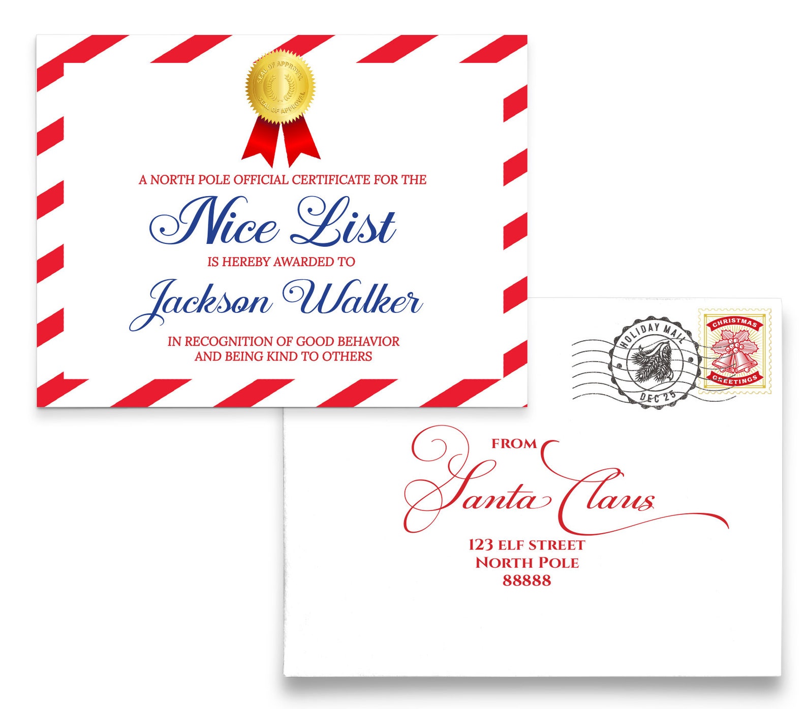 Official Elf Report Cards, SET OF 25, Elf Behavior Observation Cards ...