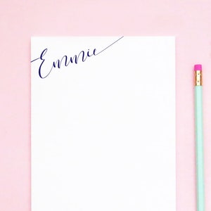 Womens Personalized Notepad Set, Custom Stationary Set for Women ...