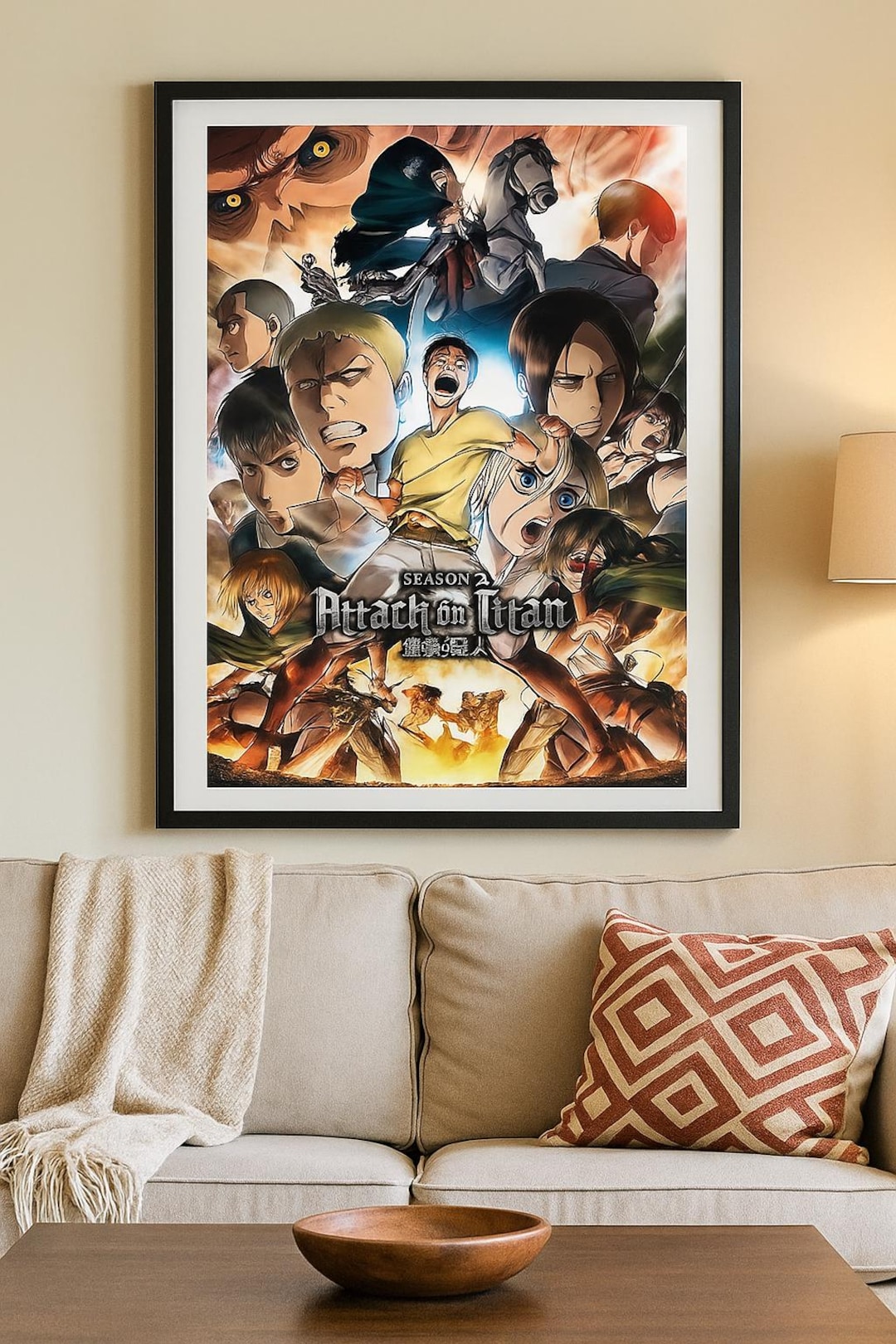 Attack on Titan Wall Art | AOT Poster | AOT Manga Print | AOT Bedroom ...