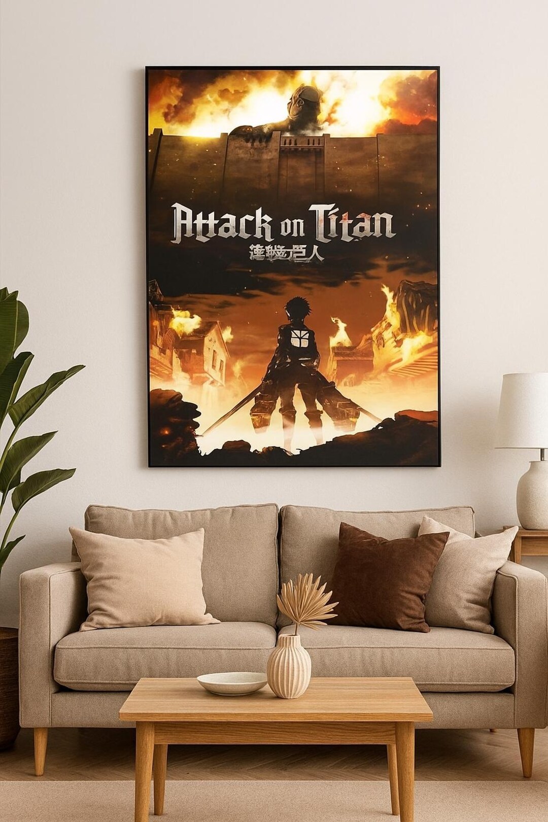 Attack on Titan Wall Art | AOT Poster | AOT Manga Print | AOT Bedroom ...