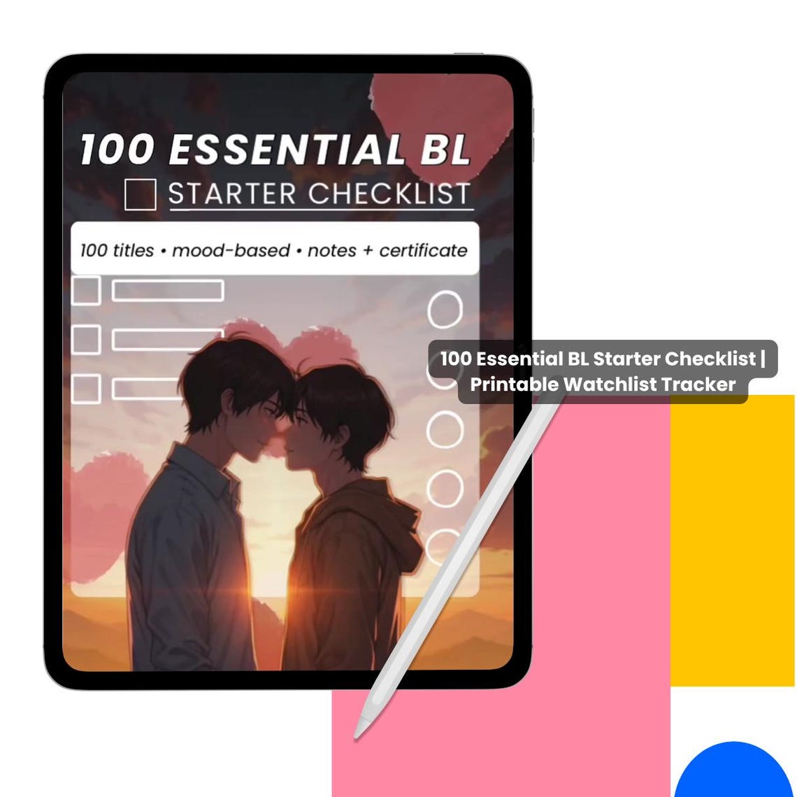 100 Essential BL Starter Checklist | Thai BL Fan Guide (digital ...