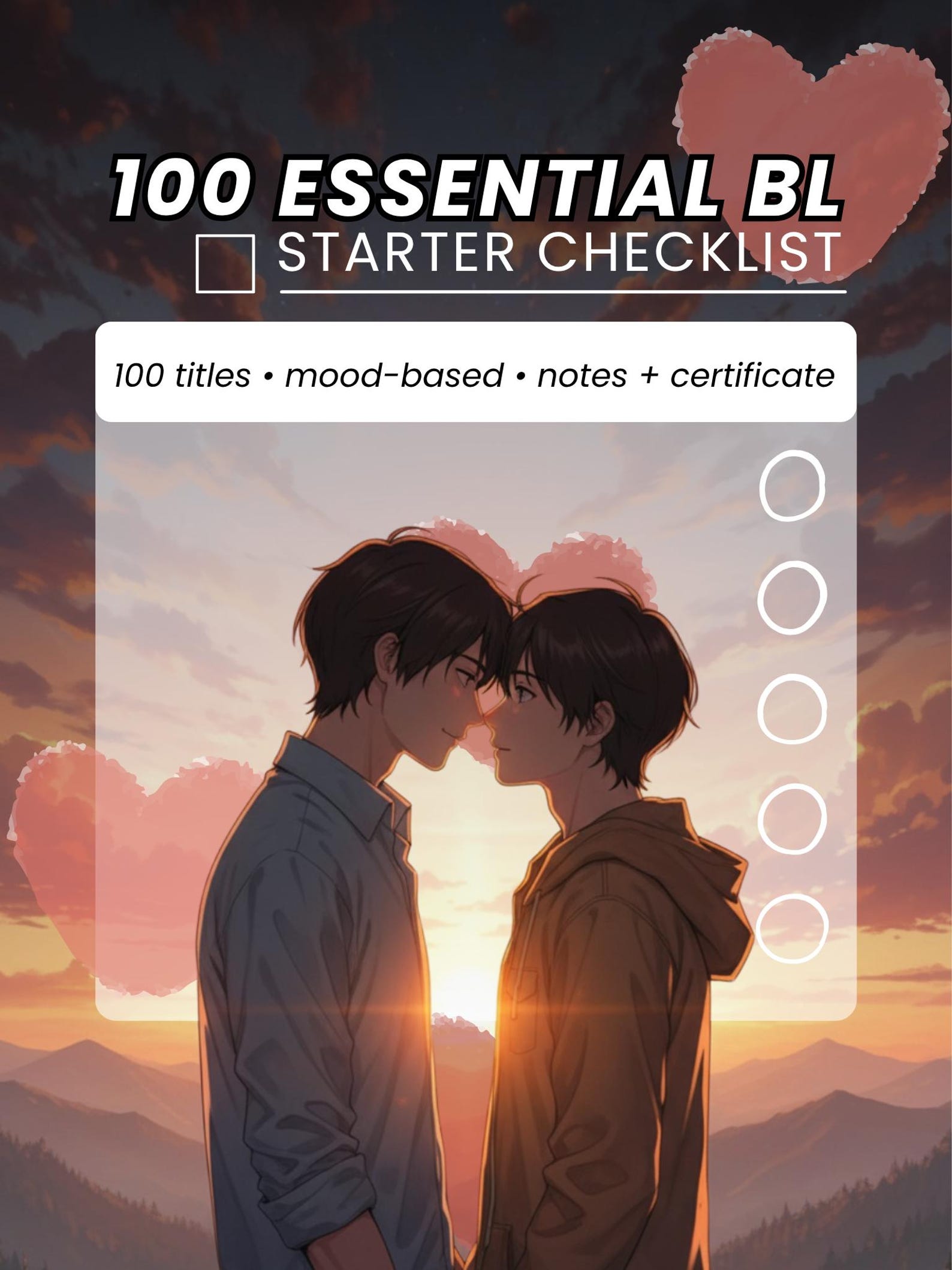 100 Essential BL Starter Checklist | Thai BL Fan Guide (digital ...