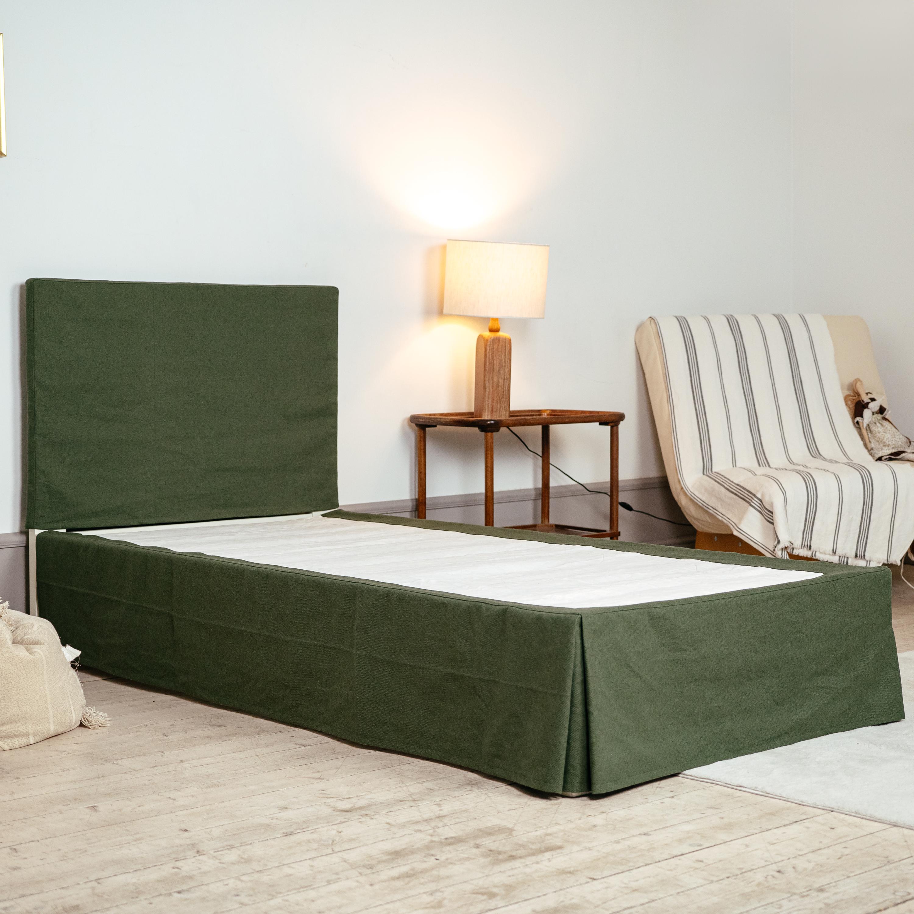 Durable Linen Bed Skirt – Custom Handmade Bedskirt – Eco Friendly Flax ...