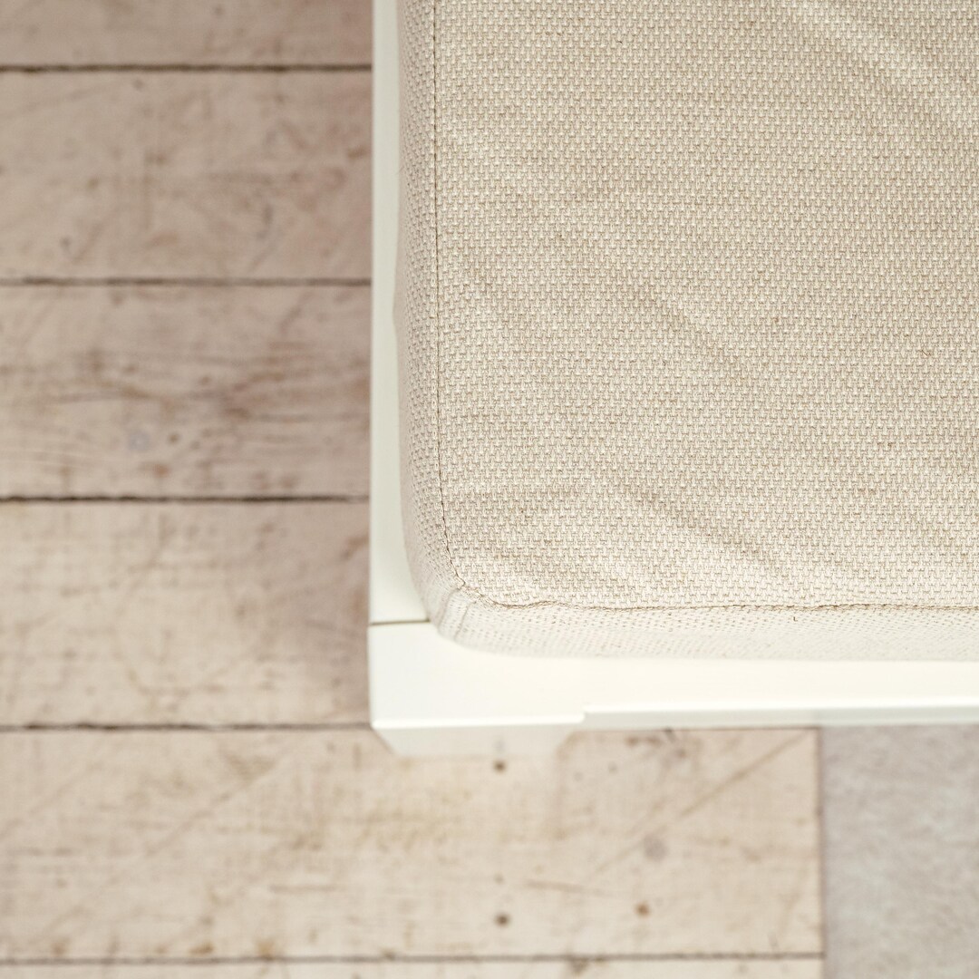 Very Durable Eco Linen Futon Cover - Daybed Zippered Cover - Upholstery ...