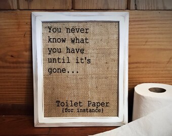 Printed toilet paper | Etsy