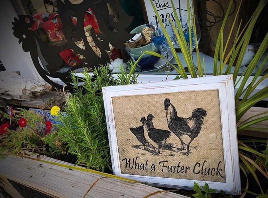 Burlap "what A Fuster Cluck" -- Farm Theme on Burlap - Country Life ...