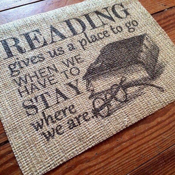 Burlap Print - Etsy