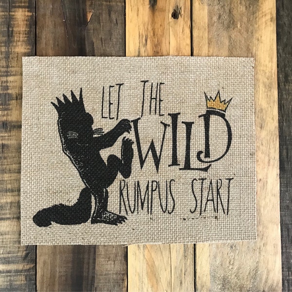 Let the Wild Rumpus - Etsy