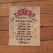 Bedtime "princess Prayer" Burlap Nursery Decor - Baby Shower Gift ...