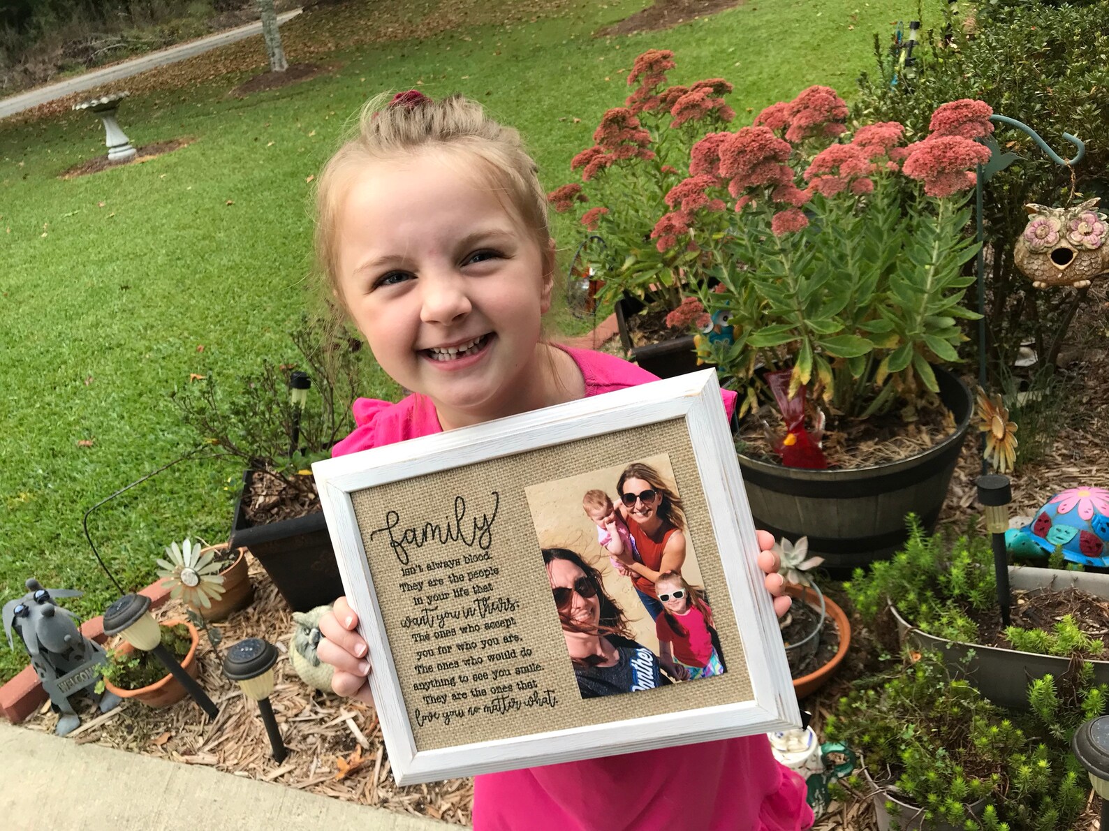 Family Isn't Always Blood Blended Family Burlap Print - Etsy