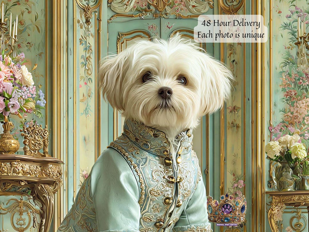 Royale Pet Portraits, Personalized Pet Gift, Gifts for Dog Lovers ...