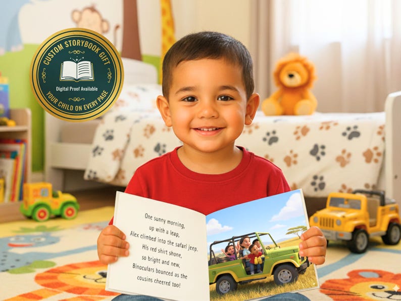 Personalized Story Book for Kids, Custom Kids Book From Photo, Gift-for ...