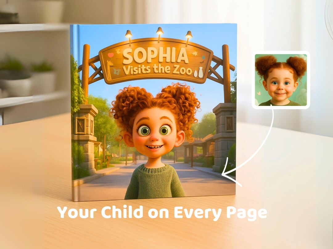 Personalized Story Book for Kids, Custom Kids Book From Photo, Gift-for ...