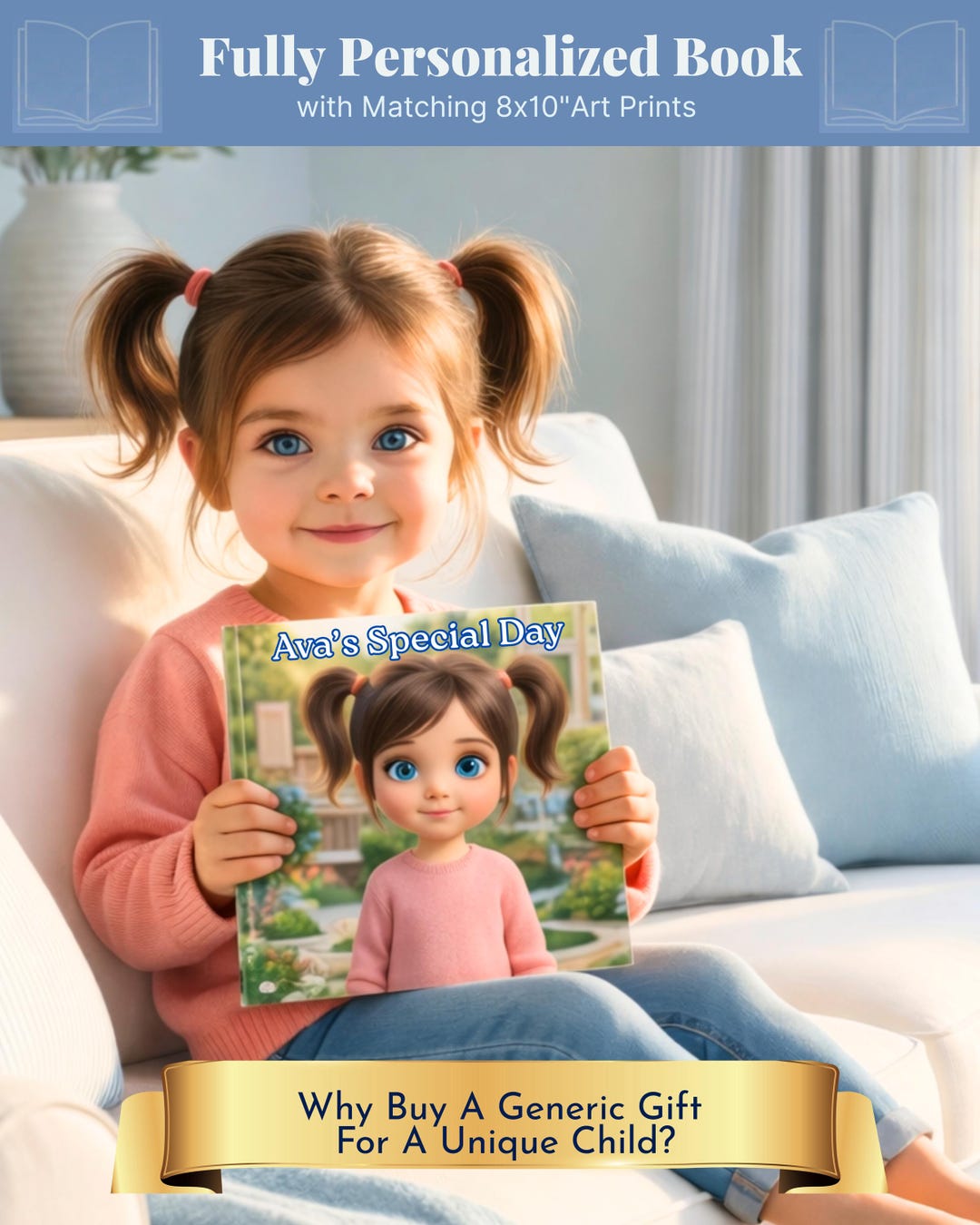 Personalized Children's Book With Matching Art Prints (ages 2-8 ...