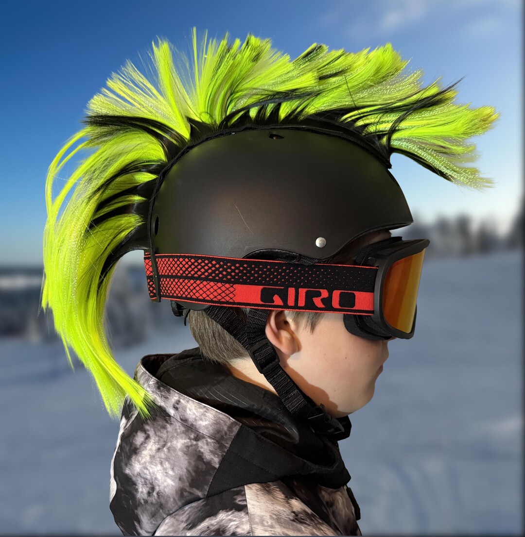 Yellow Deluxe Helmet Mohawk - Etsy
