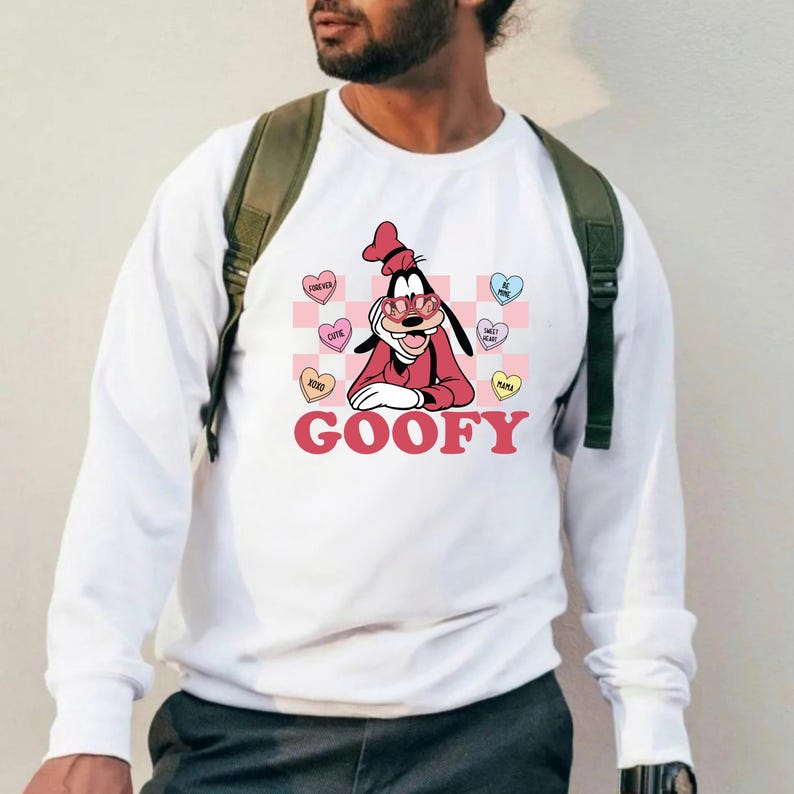 Goofy Valentine PNG – Cute Candy Heart Clipart for Sublimation & Gifts ...