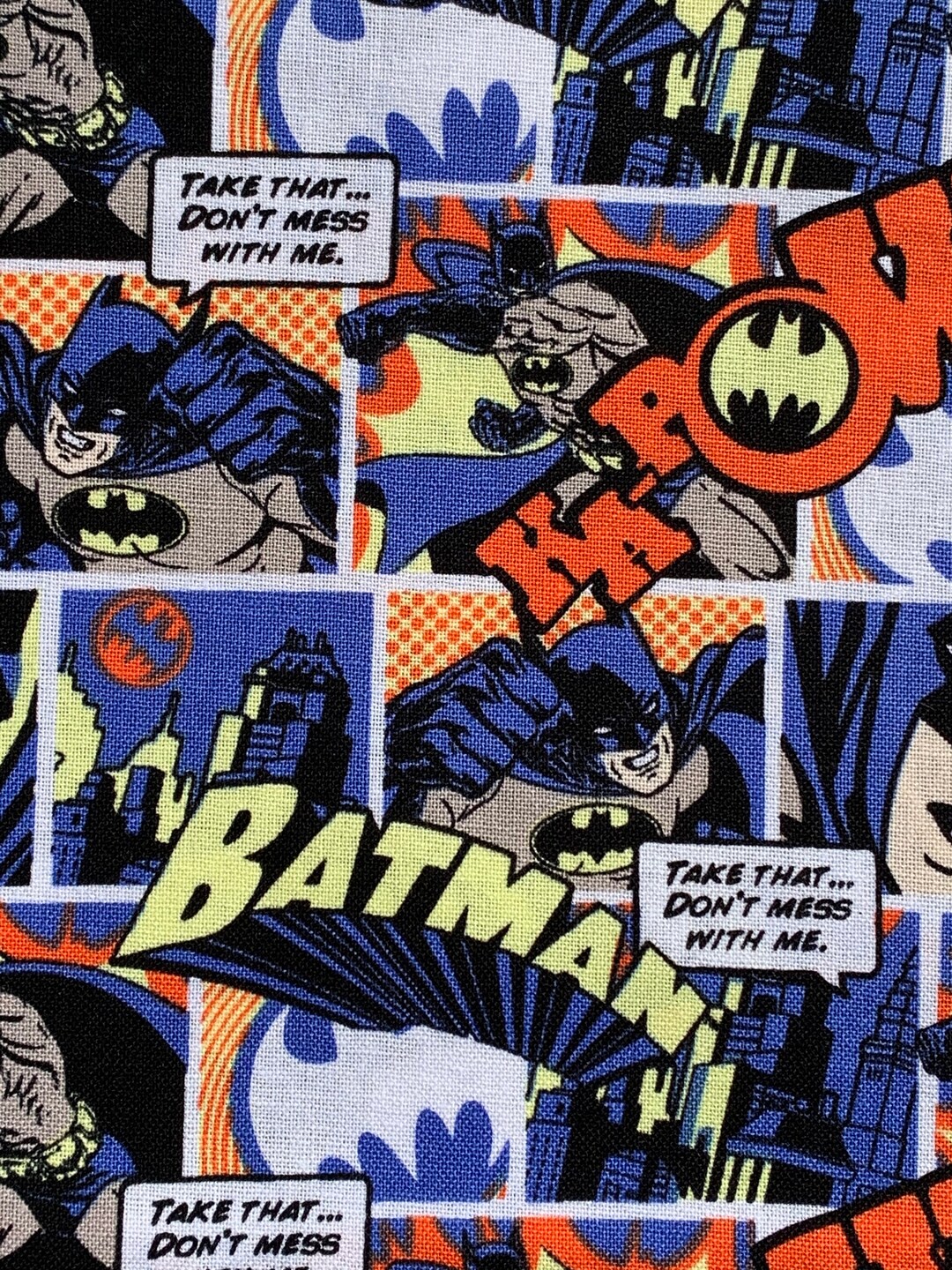 CLEARANCE SALE DC Comics Batman Print 100% Cotton Fabric - Etsy