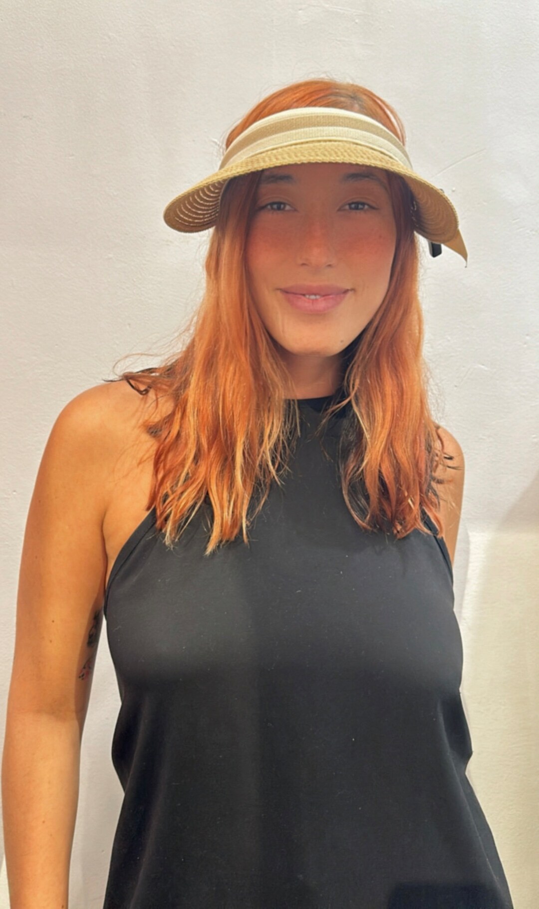 Natural Raffia Braid Visor - Etsy