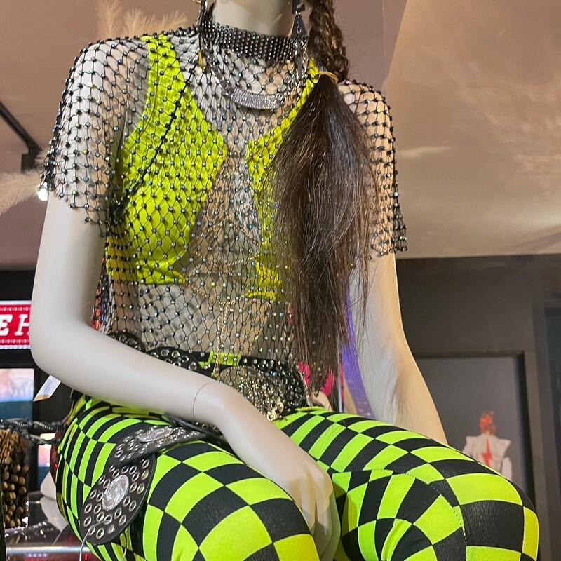 Rhinestone Crop Top - Etsy