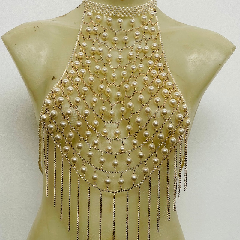 Pearl Harness - Etsy