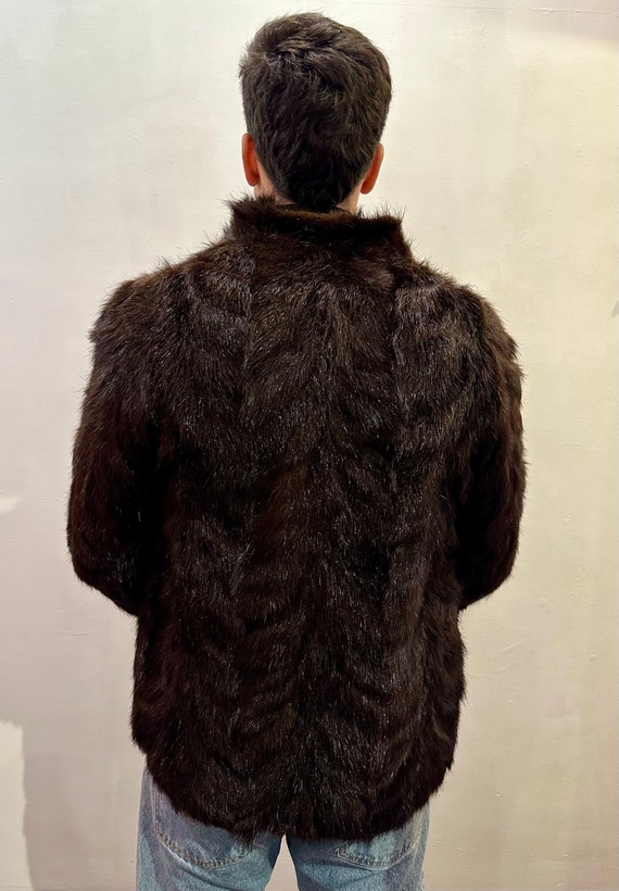 1950s French Vintage Dark Brown Mink Fur Coat - Gem