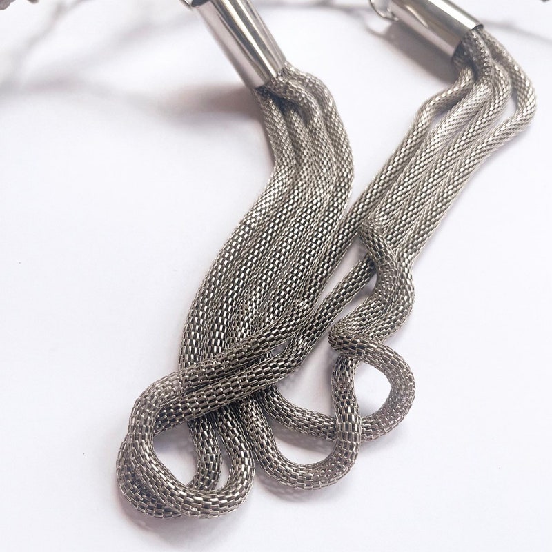Metal Mesh Necklace - Etsy