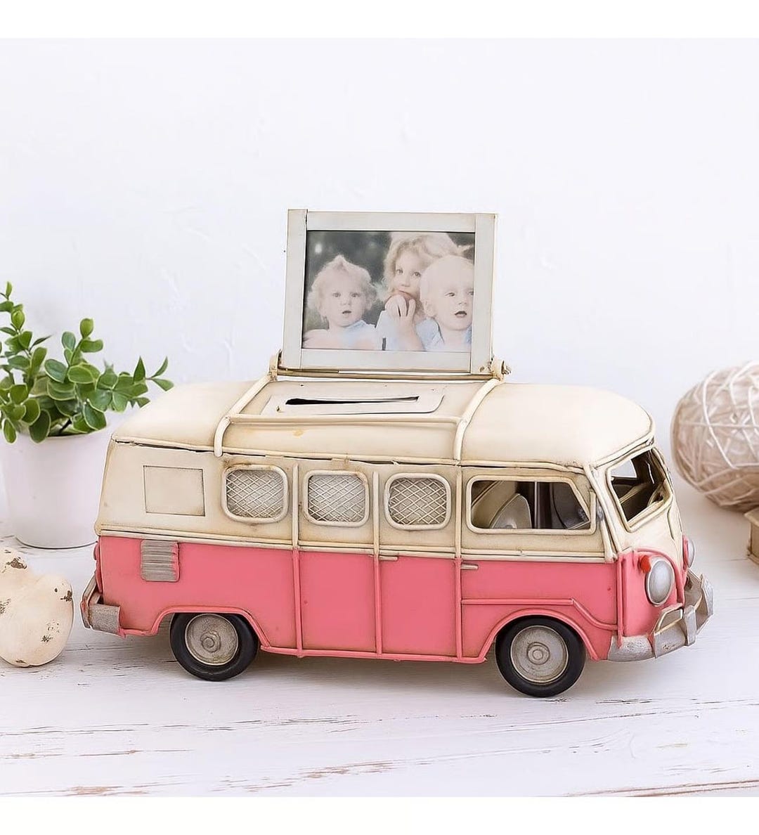 Personalized Vintage Camper Van Decor – Custom Name Metal Classic Van ...