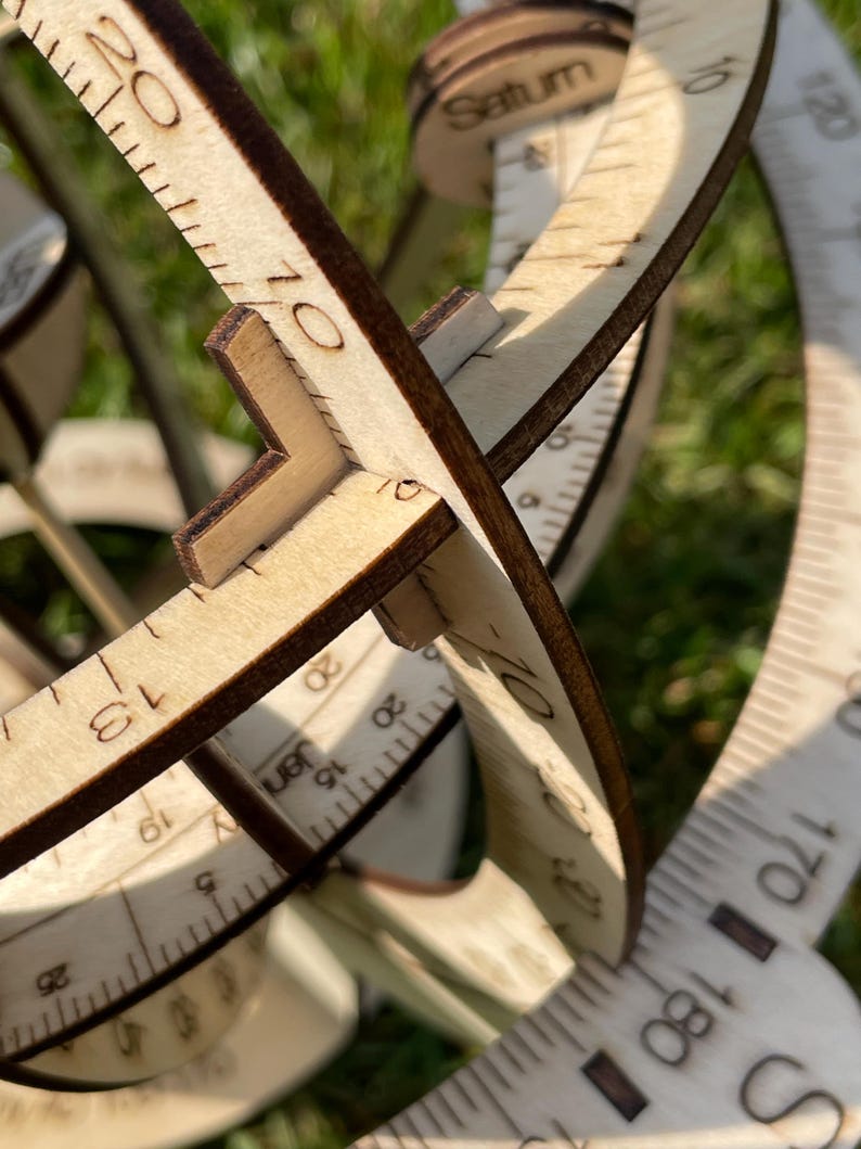 Armillary Sphere SVG Patterns for Laser Cutting | 25 Cm Model | Wood ...
