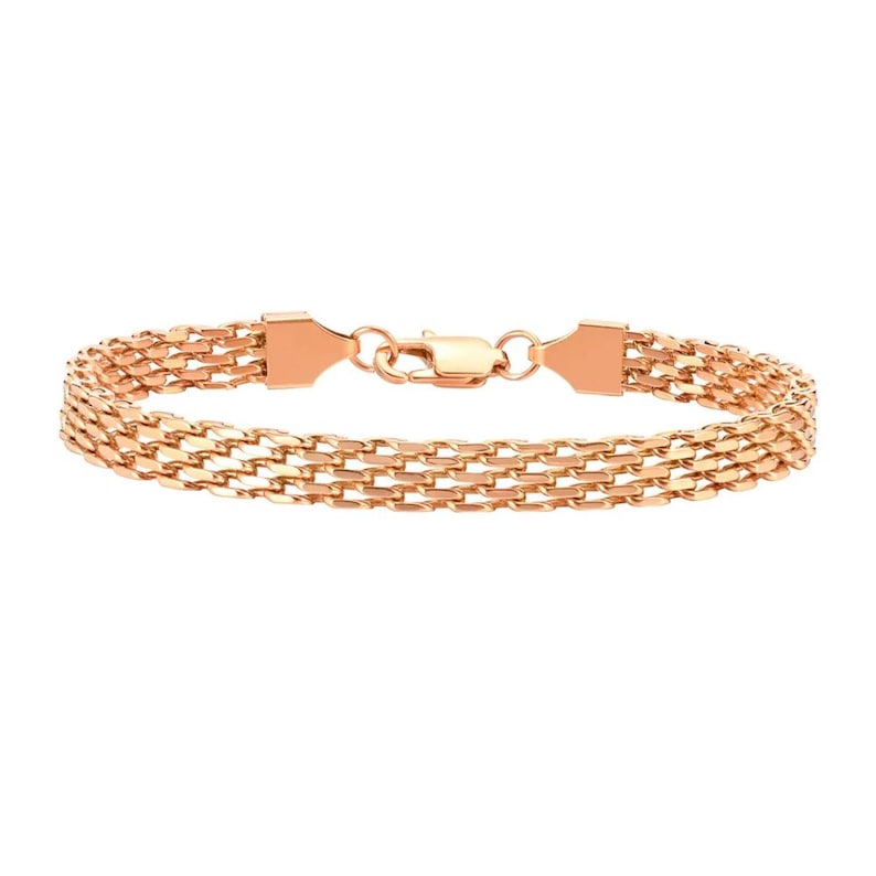 Mesh Chain Bracelet, Stainless Steel Stackable Jewelry - Etsy Canada