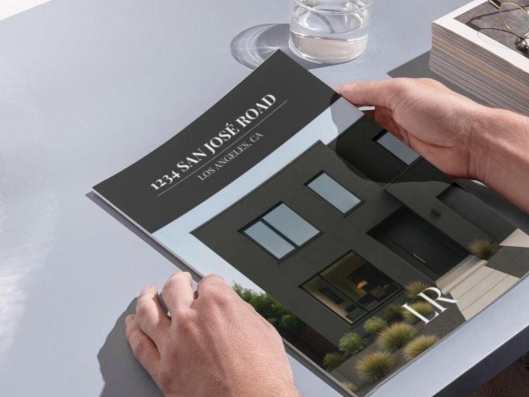 Luxury Property Brochure Template, Real Estate Marketing Magazine ...