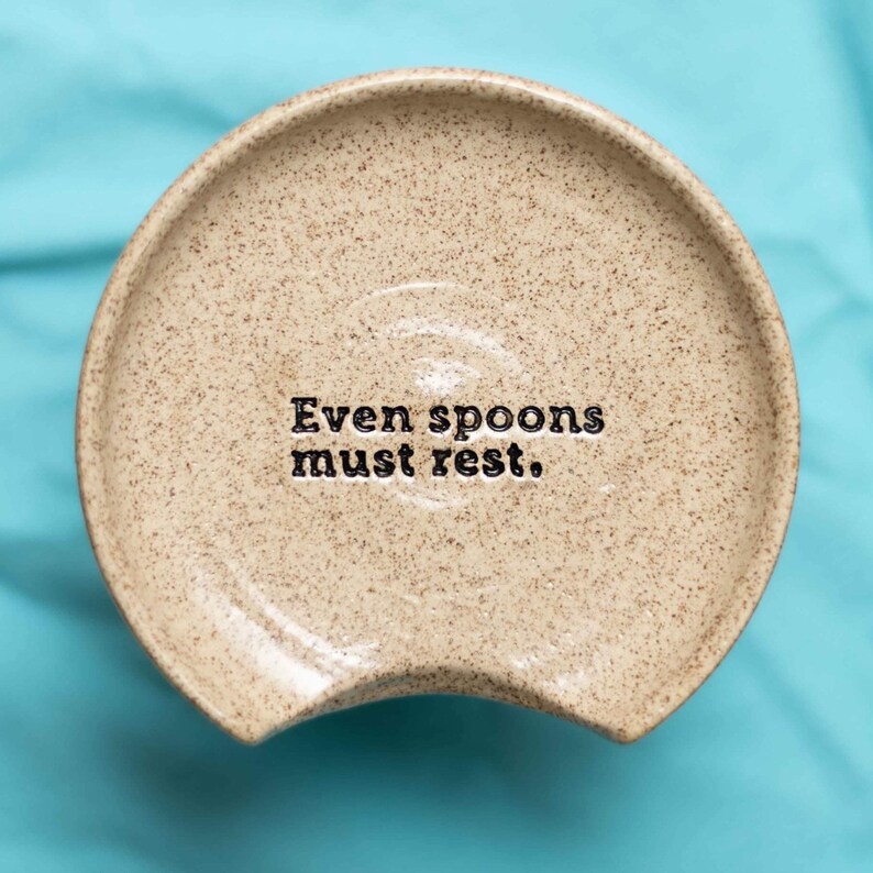 Spoon Rest Ceramic Stoneware Pottery Kitchen Humor Even - Etsy