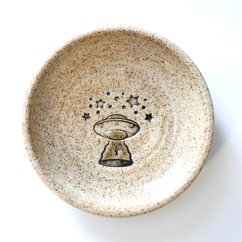 Ceramic UFO Dish Alien Flying Saucer Pottery - Etsy