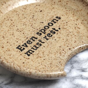 Spoon Rest, Ceramic Dish for Kitchen Counter or Stove Top, Funny ...