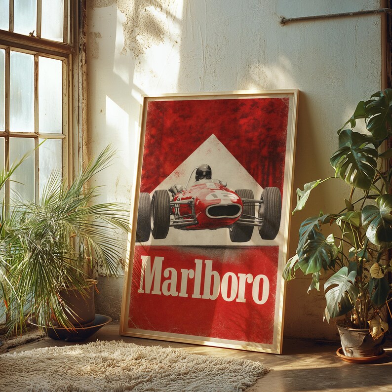 Vintage F1 Racing Poster – Classic Formula 1 Wall Art - Etsy Australia