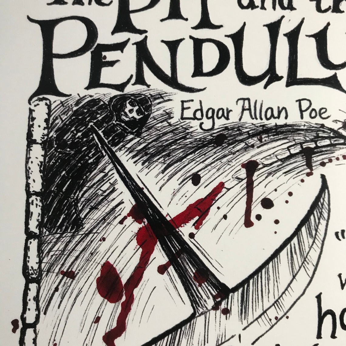 Edgar Allan Poe: the Pit and the Pendulum Print or Card - Etsy
