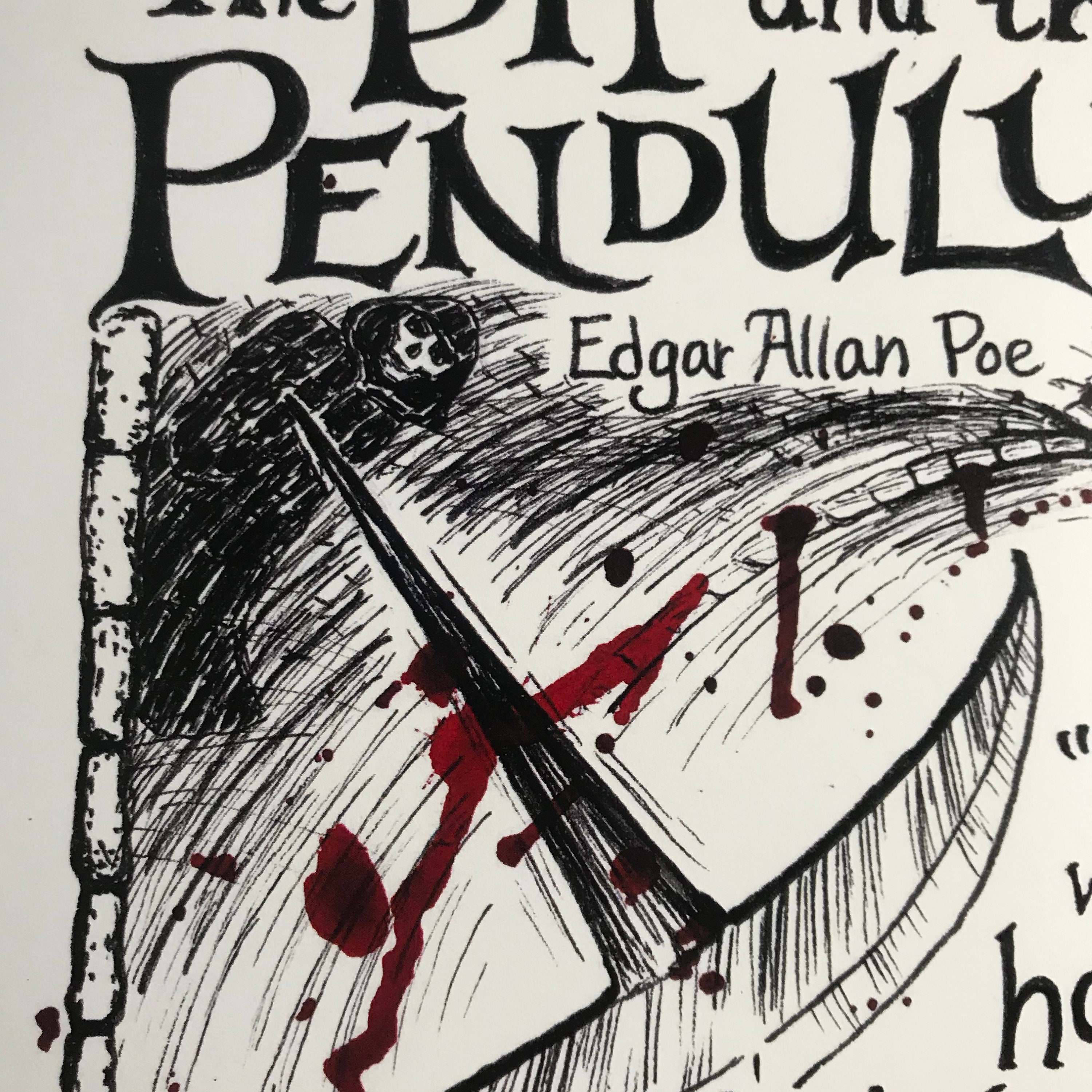 Edgar Allan Poe: the Pit and the Pendulum Print or Card | Etsy