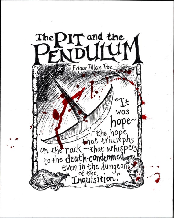 The Pit And The Pendulum Drawing