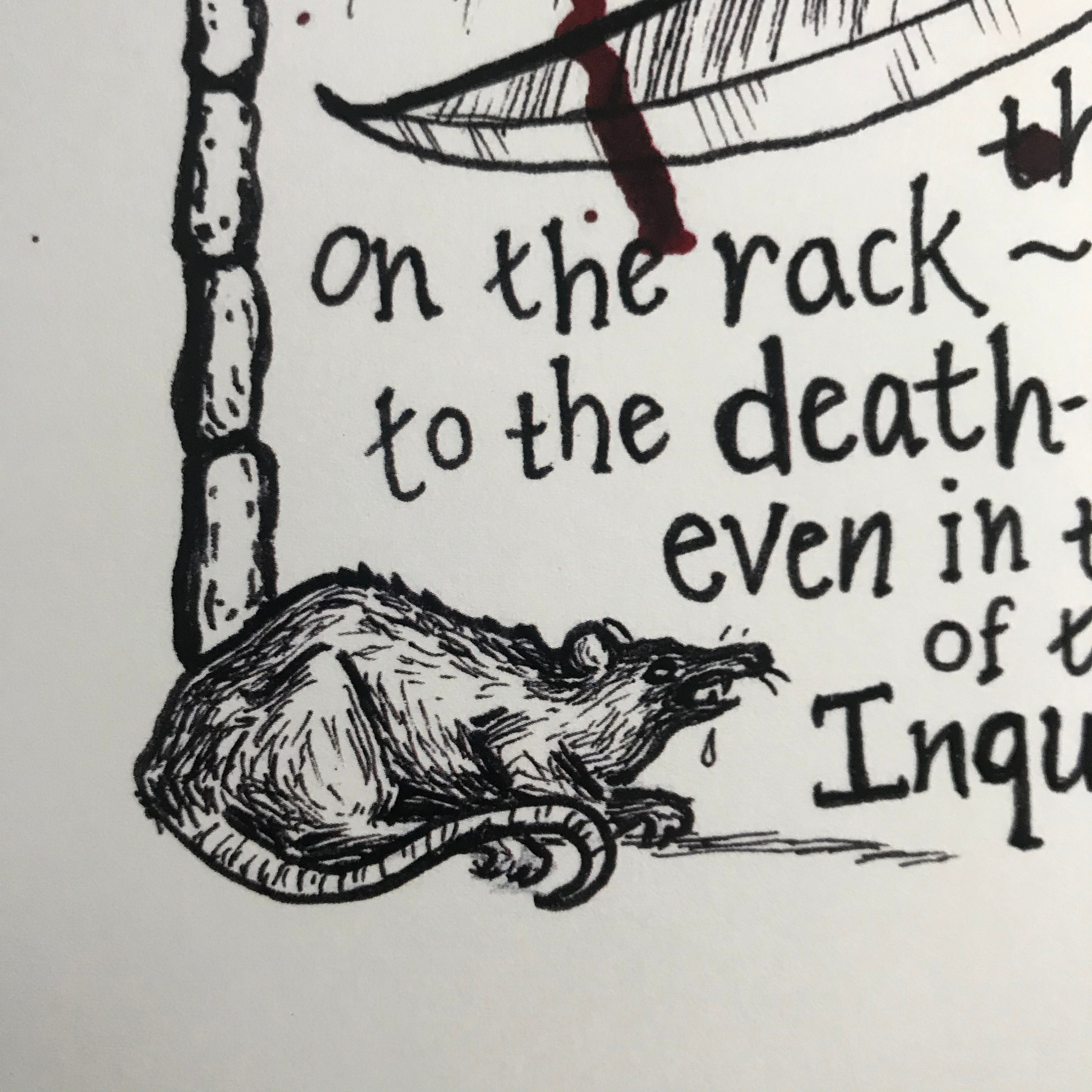 Edgar Allan Poe: the Pit and the Pendulum Print or Card | Etsy