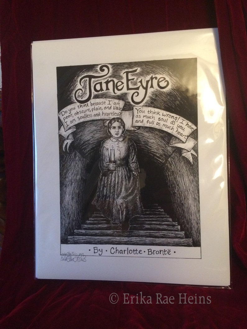 Gothic Novels: Jane Eyre - Etsy