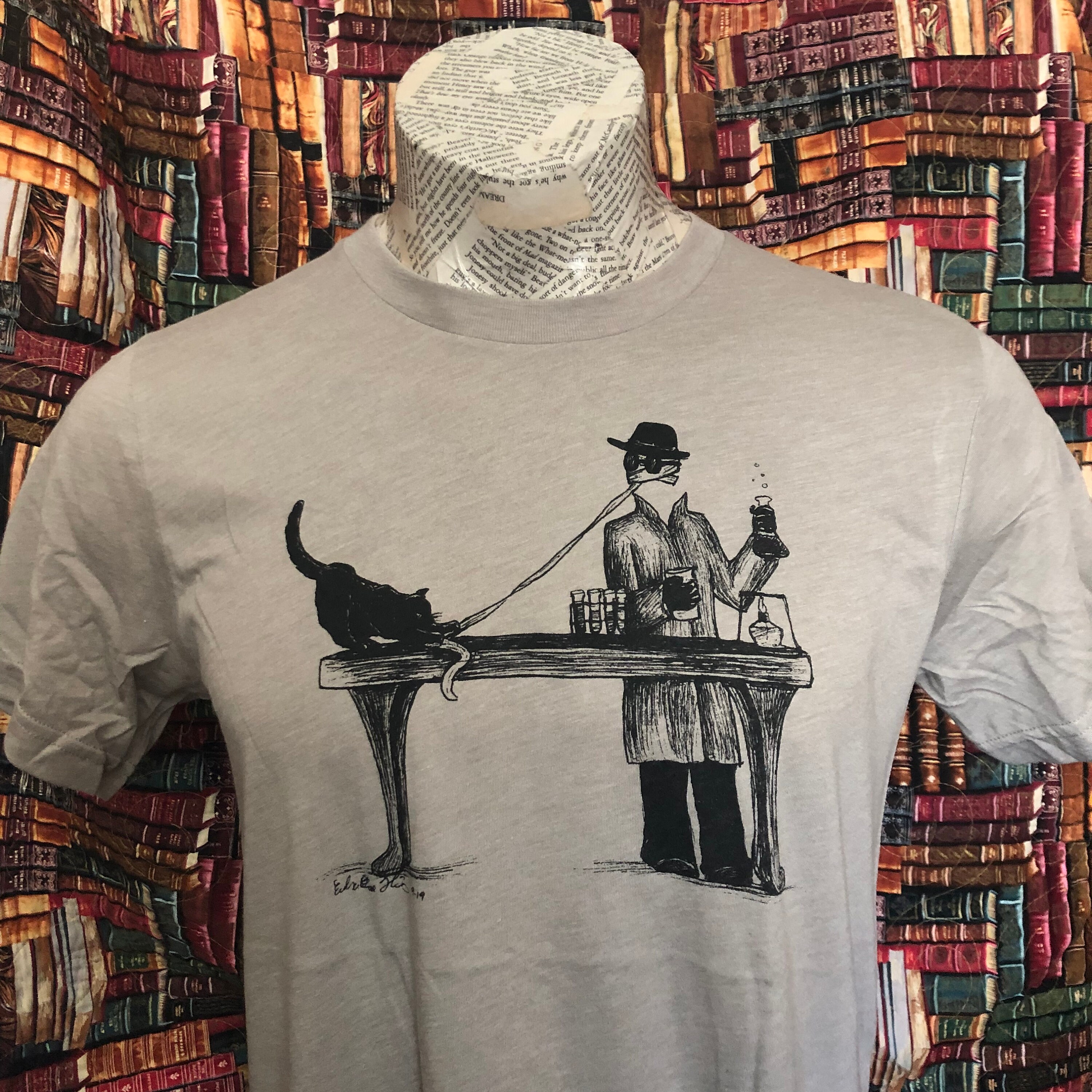 Cat On Invisible Bike