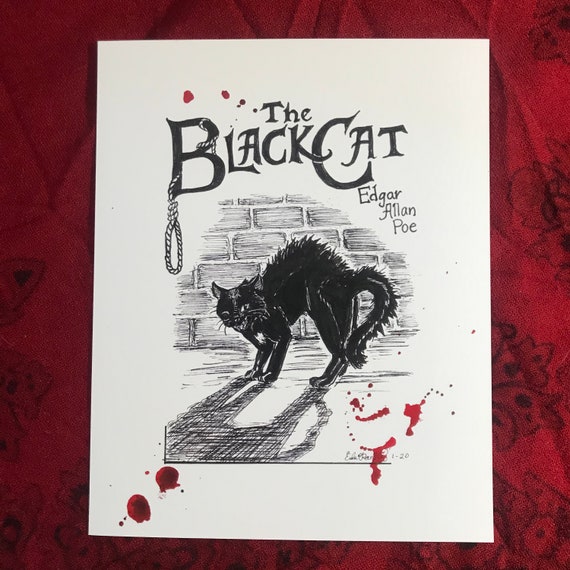 Edgar Allan Poe Illustrations Black Cat
