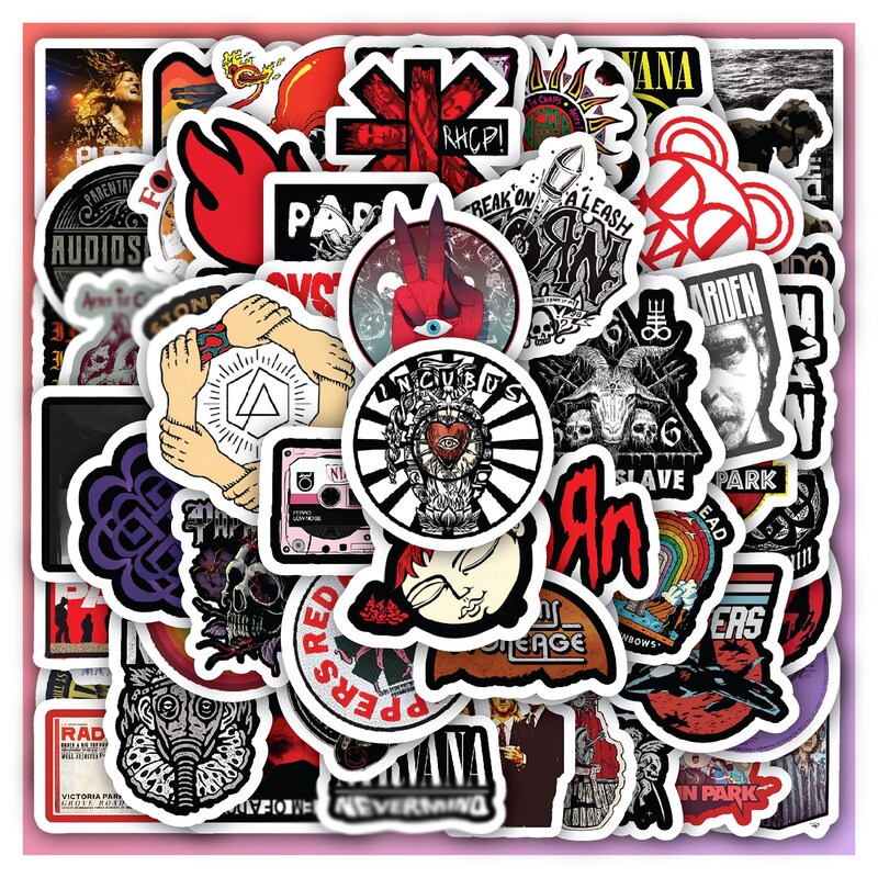 Rock Band Stickers - Etsy