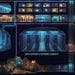 Futuristic City Cutaway Art- Cyberpunk Megacity - Etsy